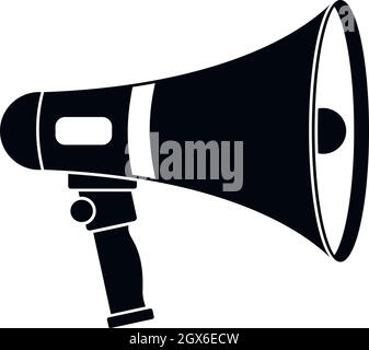 Megaphone Simple vector icon Stock Vector Image & Art - Alamy