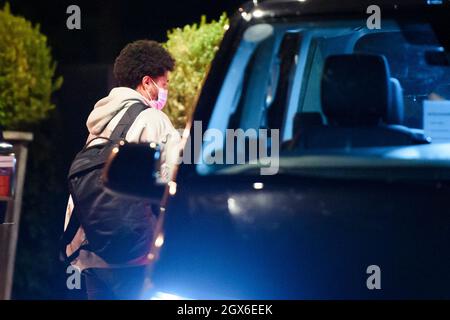 Hamburg, Germany. 04th Oct, 2021. Soccer: National team, Serge Gnabry ...