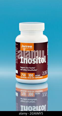 Inositol dietary supplement editorial. Inositol capsules pills Stock ...