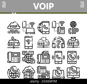 System line icons signs set. Design collection of System, Network, Software, Computer, Hardware ...