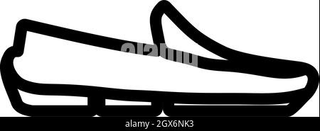 Moccasin Icon. Editable Bold Outline With Color Fill Design. Vector Illustration Stock Vector ...