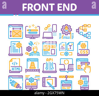 Front end development it concept vector illustration Stock Vector Image & Art - Alamy