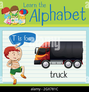 Flashcard letter L is for lorry Stock Vector Image & Art - Alamy