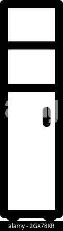 Office Cabinet Icon. Editable Bold Outline With Color Fill Design ...