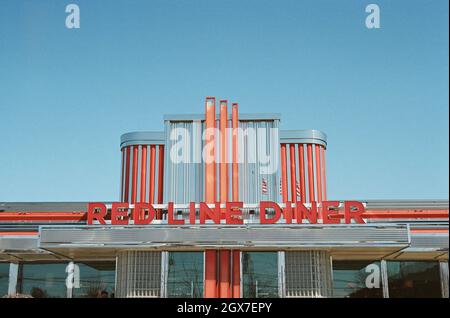 red line diner Fishkill New York Stock Photo - Alamy
