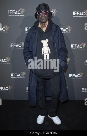 Jenke Ahmed Tailly attending the IFAAC Party as part of Paris Fashion ...