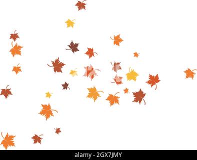 autumn Leaf background template vector illustration Stock Vector Image ...