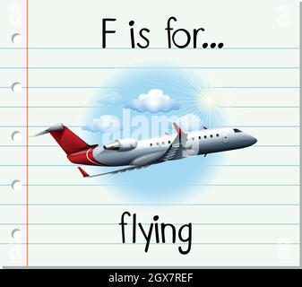 Flashcard letter A is for airplane Stock Vector Image & Art - Alamy