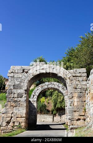 Ancient town of Ferentino , Italy , Porta Sanguinaria ,Blood Gate ...