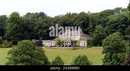 Genaral view of Gatcombe Park, home of Princess Anne, Princess Royal ...