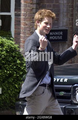 Prince Harry finishes his schooldays at Eton College. Â©Anwar Hussein ...