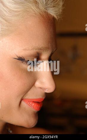 Nicky Hilton appears as a model for the Joey and T Fashion Show in Los ...