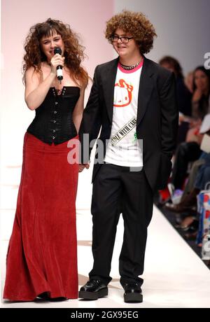 Jack Osbourne models for the Heatherette Fashion Show in Los Angeles ...