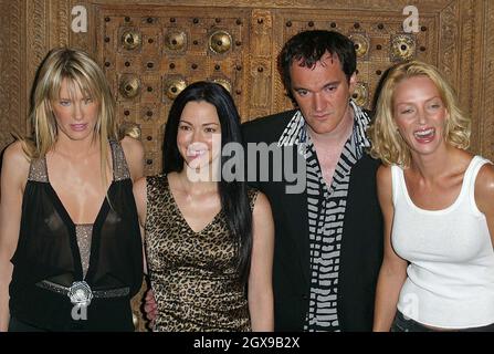 Daryl Hannah, Julie Dreyfus, Quentin Tarantino and Uma Thurman at the ...