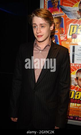 Macaulay Culkin at the British premiere of Party Monster Stock Photo ...