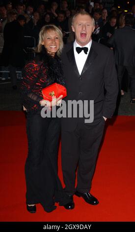 Chris Tarrant and partner at the National TV Awards held at London's ...