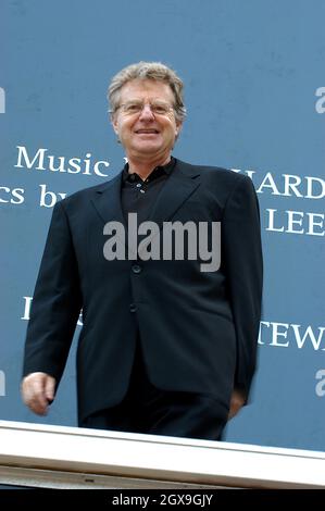 Jerry Springer outside the Cambridge Theatre, where the play (jerry ...