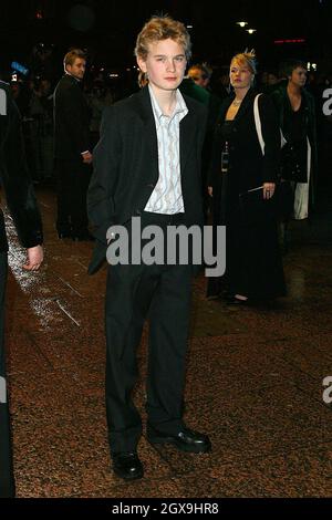 Max Pirkis at the premiere of 'Master and Commander' at the Odeon ...