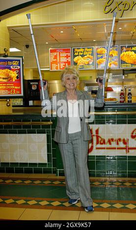 Barbara windsor at the launch of Harry Ramsden's the world's most ...