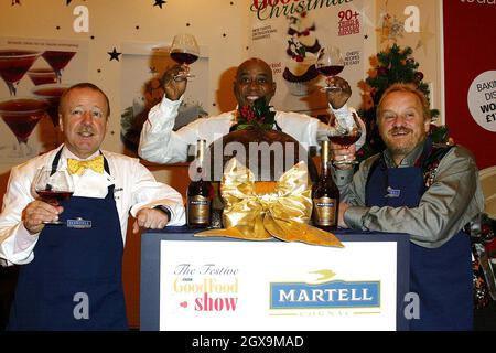 Anton Edelmann, Ainsley Harriott and Antony Worrall Thompson at Earls ...