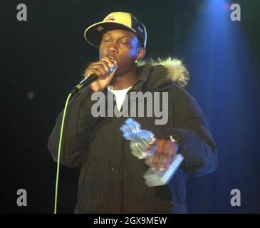 Dizzee Rascal with his MOST INSPIRING ACT award at the UMA (underground ...