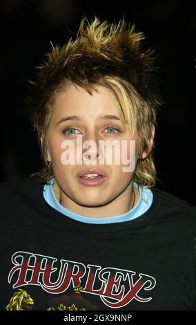 Alex Parks pictured attending the Lord of The Rings, Return of The ...