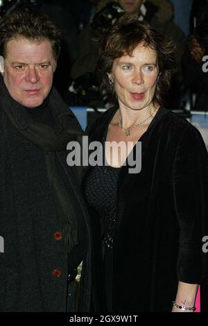Celia Imrie and her husband at the premiere of Big Fish at the Warner ...