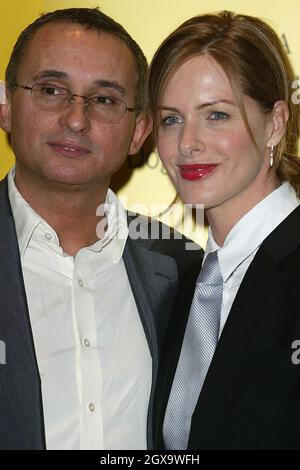 Trinny Woodall with her husband Johnny Elichaoff and her goddaughter ...