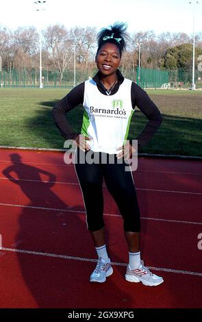 Athletics Track at Battersea Park Stock Photo - Alamy