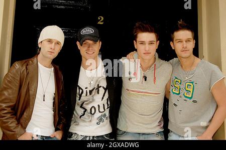 Nik Mager, Chris Park, Mikey Green and Andrew Kinlochan from PHIXX ...