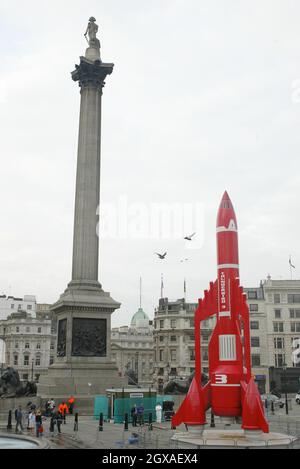Thunderbird 3 has landed in Trafalgar Square, central London ...