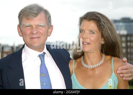 Annabel Croft with De Beer's MD Gary Ralfe at the Queen's Club in ...