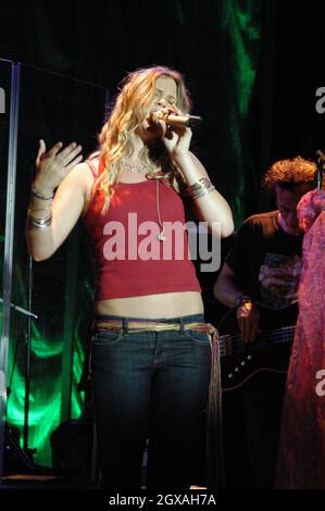 Joss Stone performing live at the Irving Plaza Stock Photo - Alamy
