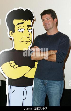 Simon Cowell, pictured here at a Simpsons photocall in London, is to ...