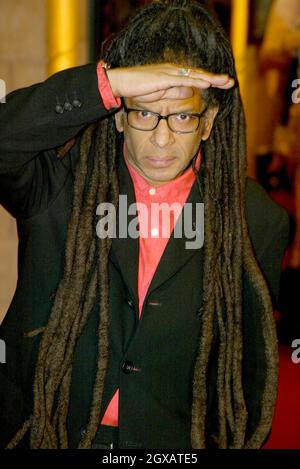 Don Letts arriving at the UK Music Hall of Fame at the Hackney Empire ...
