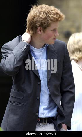 Prince Harry finishes his schooldays at Eton College. Â©Anwar Hussein ...