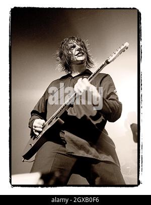 James Root from Slipknot performs at the PNE Forum in Vancouver Stock ...