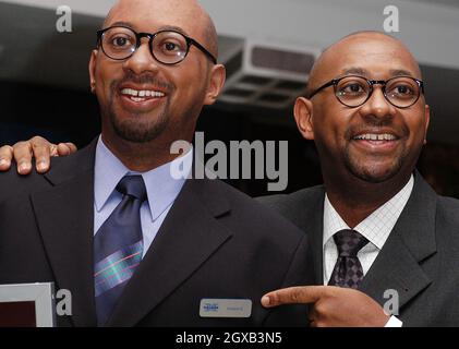 Howard Brown, bespectacled Halifax advert star, unveils his double at ...