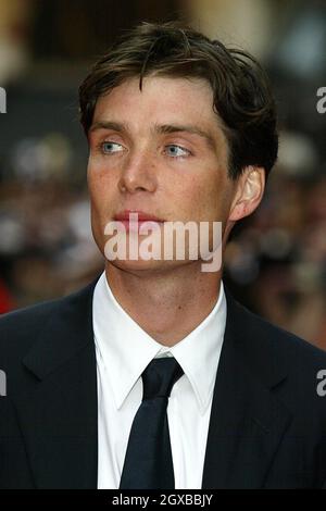 Cillian Murphy arrives at the European Premier of BATMAN BEGINS at the ...