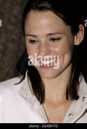 Jennifer Garner at a press conference Stock Photo - Alamy