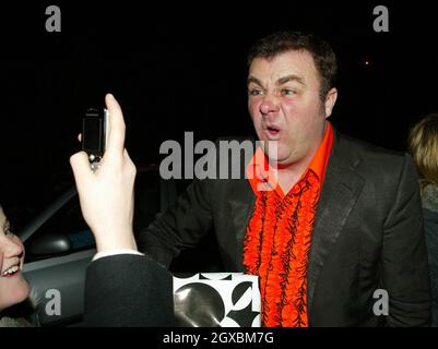 Paul Ross and his wife arrive at Shane Ritche party in West London ...