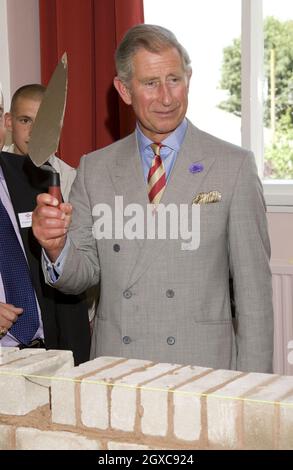 Prince Charles, Prince of Wales, visits the University of Wales ...