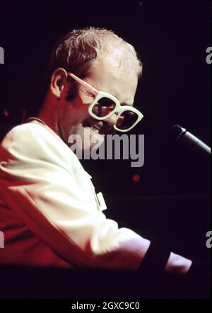 English singer ang song-writer Elton John Stock Photo - Alamy