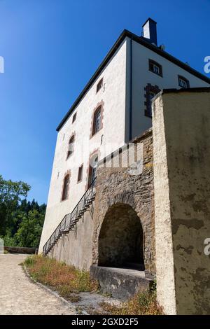 Europe, Luxembourg, Wiltz, Schlass Wolz (Wiltz Castle) Showing the ...
