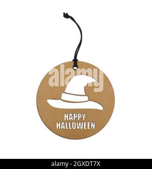 Halloween price tag isolated on white Stock Photo - Alamy
