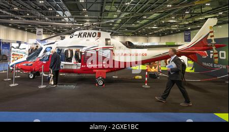 ExCel, London, UK. 5 October 2021. The UK’s largest VTOL and Commercial ...