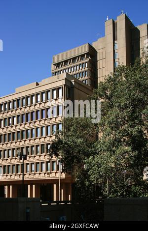North facade of the main building. Johannesburg Civic Centre ...