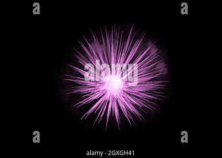 Scientific artificial scene in microcosm or macrocosm show e.g ...