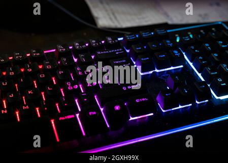 MILAN, ITALY 6 MAY 2021: Gaming keyboard smartphone Stock Photo - Alamy