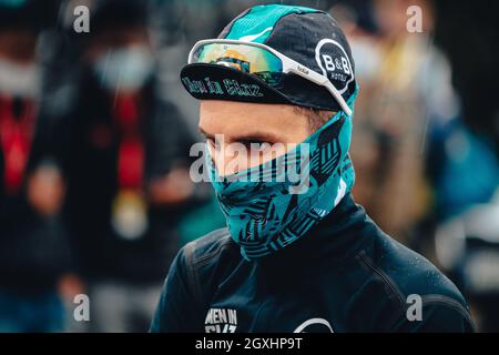 3rd October 2021 Paris-Roubaix. Mitch Docker. Photo by Simon Gill Stock ...